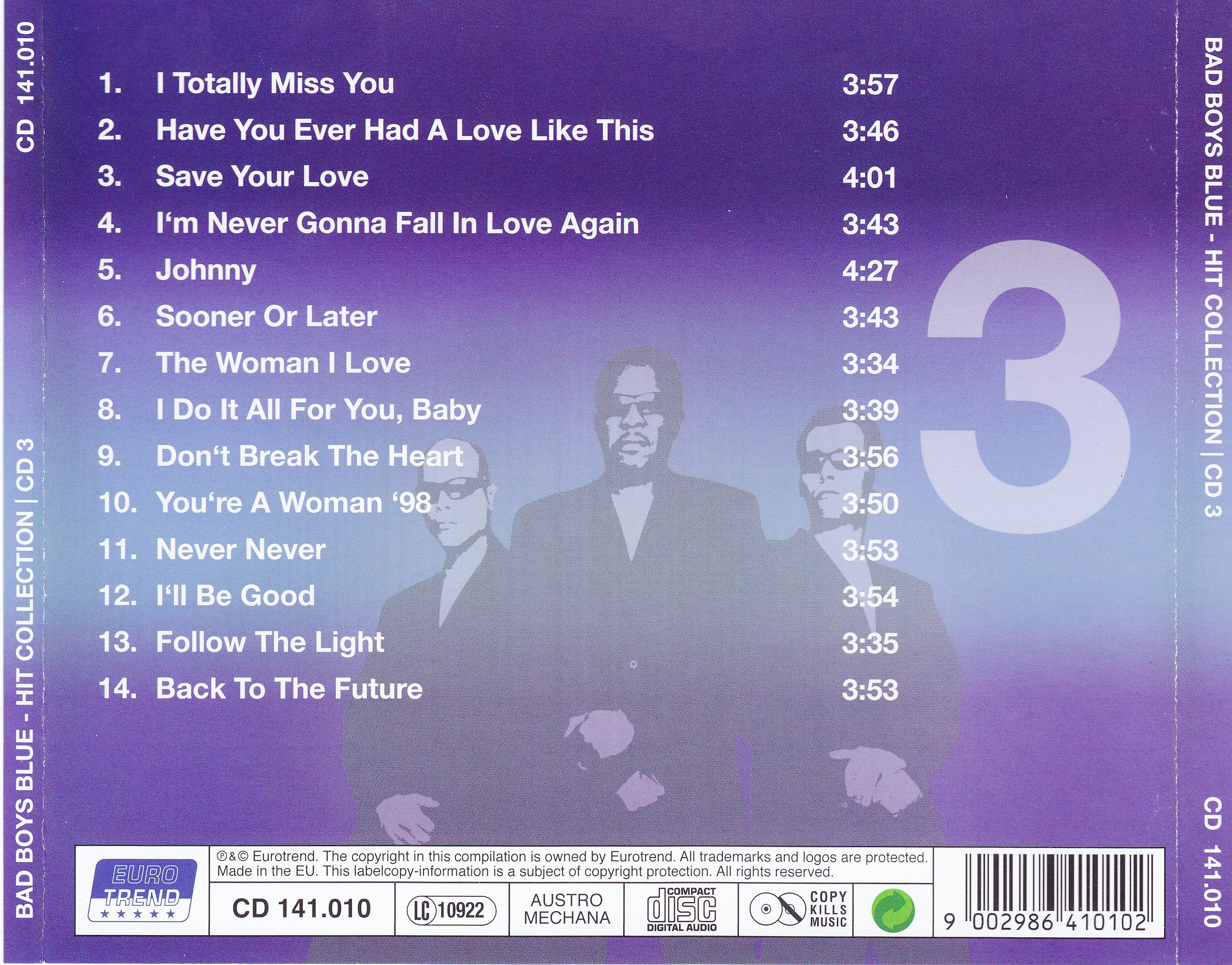 Bad Boys Blue Hit Collection : Box 3 ak | CD Covers | Cover Century ...